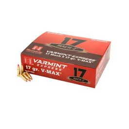 Hornady .17HMR V Max 17gr Ballistic Tip Box of 50